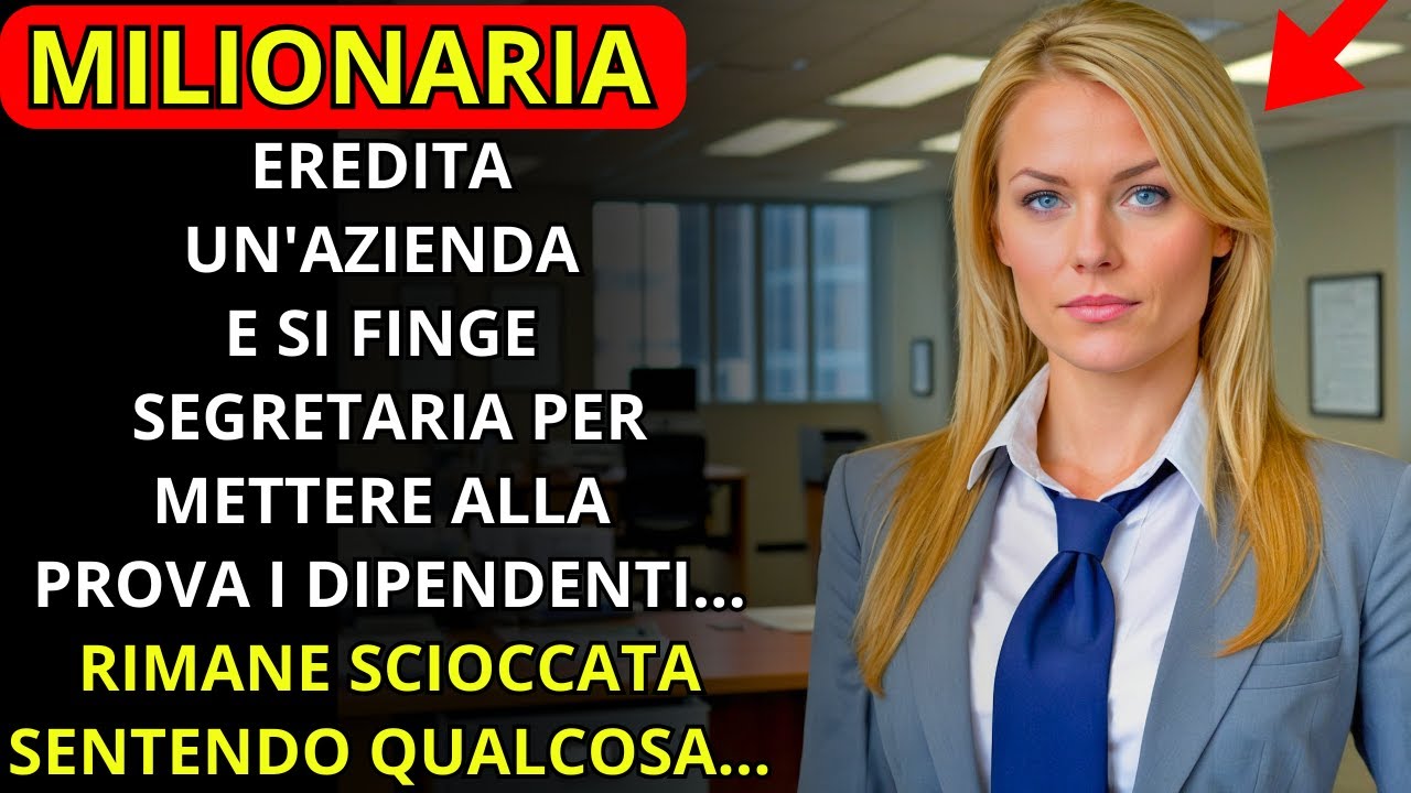 MILIONARIA EREDITA UN'AZIENDA E SI FA PASSARE PER SEGRETARIA PER ...