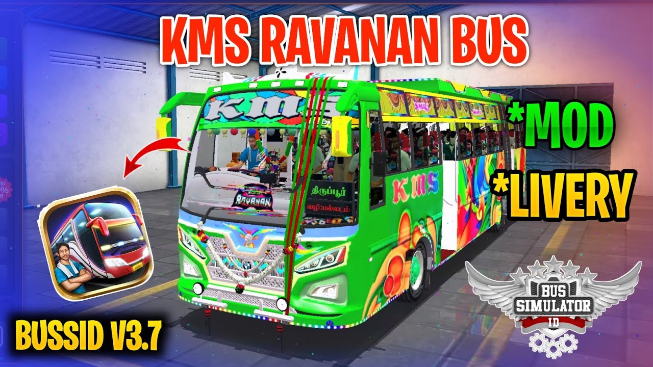 New KMS Ravanan Bus Mod Tamil | Bus Simulator Indonesia | KMS Ravanan ...