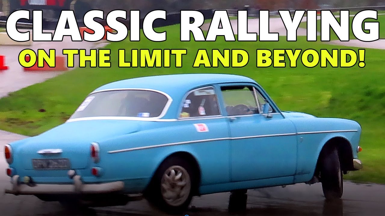 HISTORIC RALLYING at Oulton Park! Classic car drifts, fails, sounds and ...