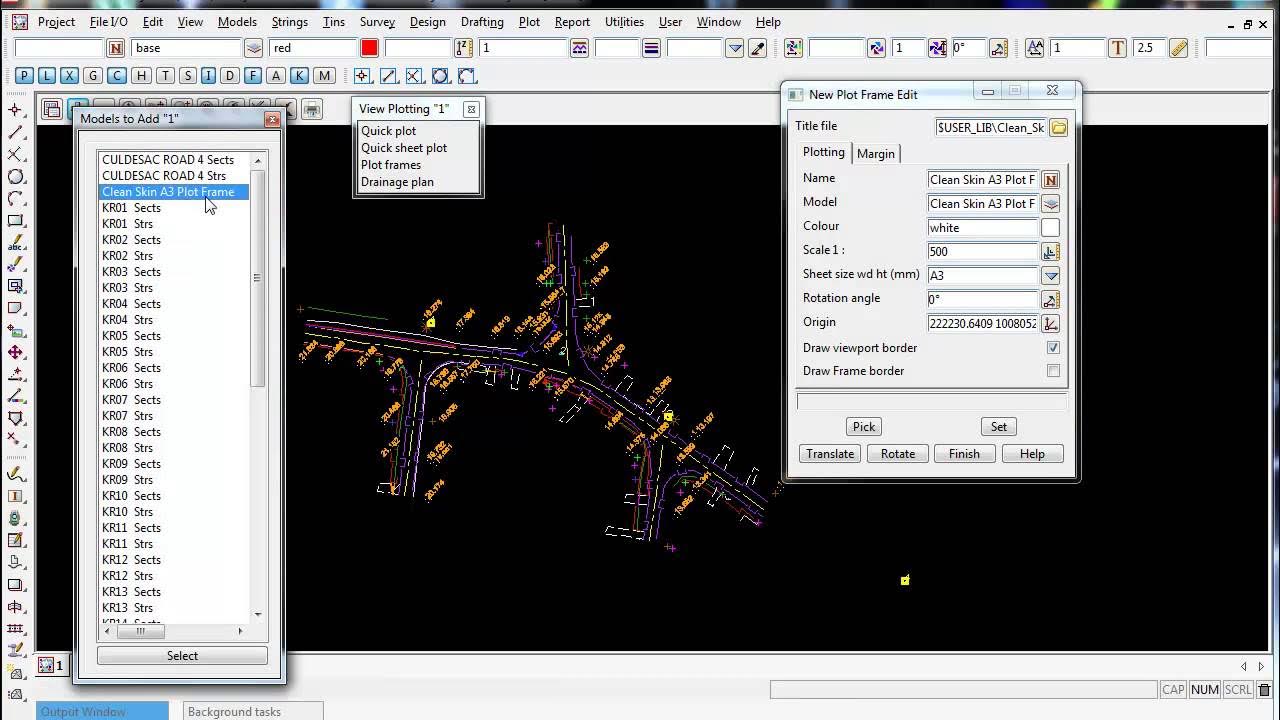 12d Model Survey - 29.0 Plotting The Data - Using Plot Frames - YouTube