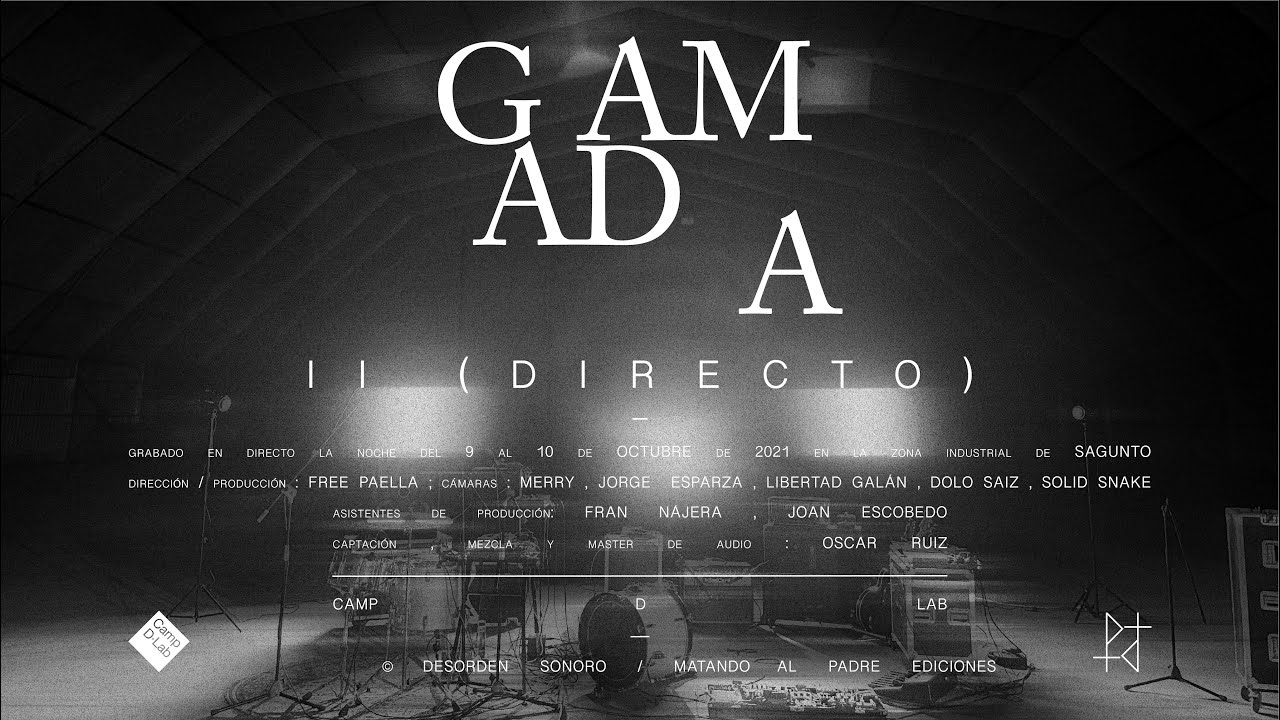GAMADA - II (Directo) - YouTube