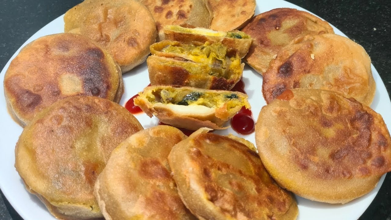 cafe style snack | street style bun paratha | bun paratha in tamil |bun ...