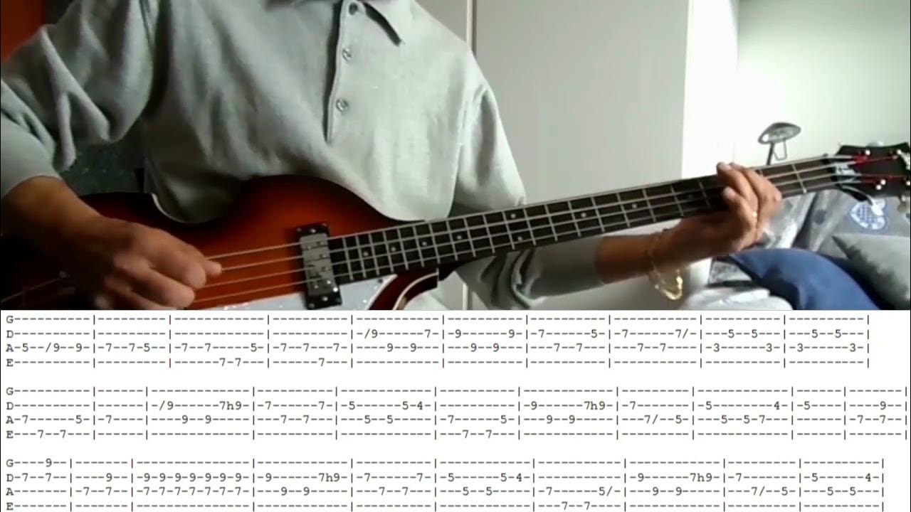 Don't bother me - The Beatles - Bass Tutorial with Tabs - YouTube