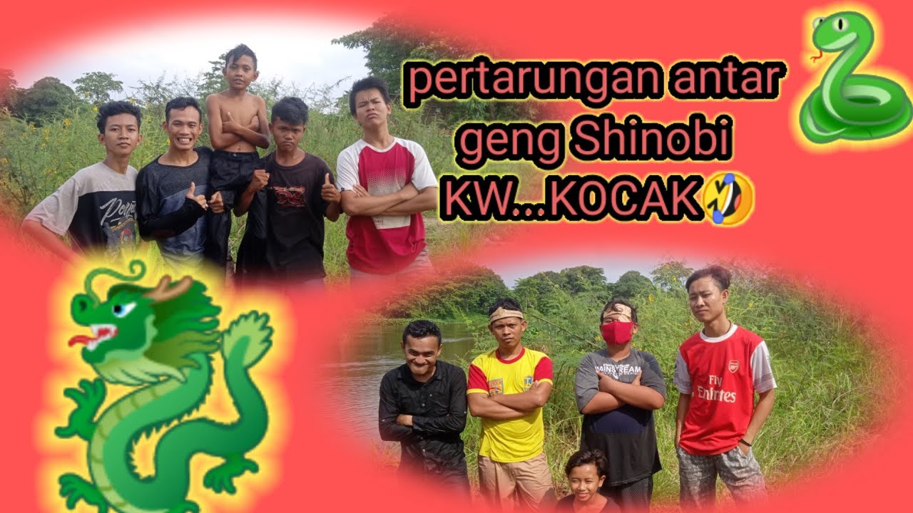 Film pendek_ pertarungan antar geng Shinobi k.w part1| SI KOCAK KEREN ...