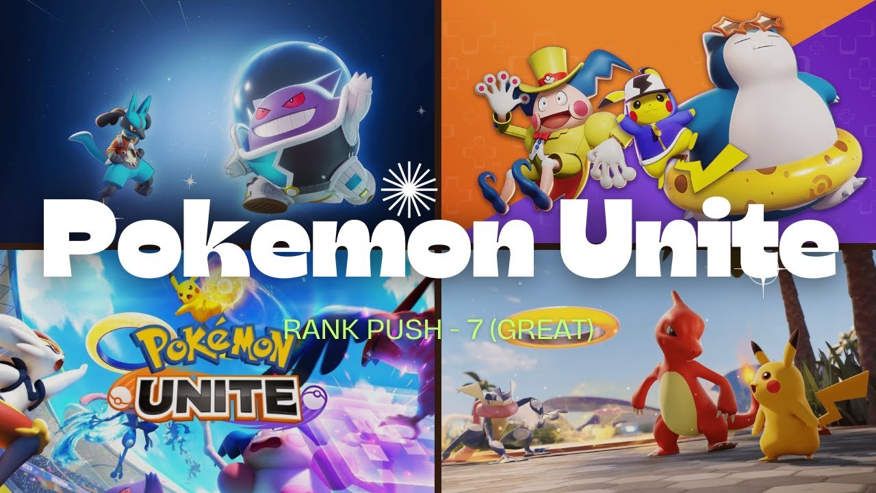 Day 7 RANKED GRIND 🔥|Climbing to MASTER in Pokémon Unite! (Rank - Great ...