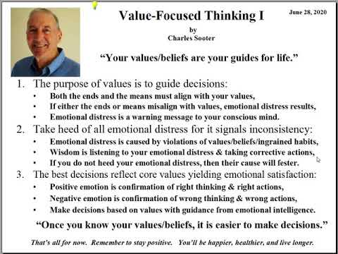 Value Focused Thinking - YouTube
