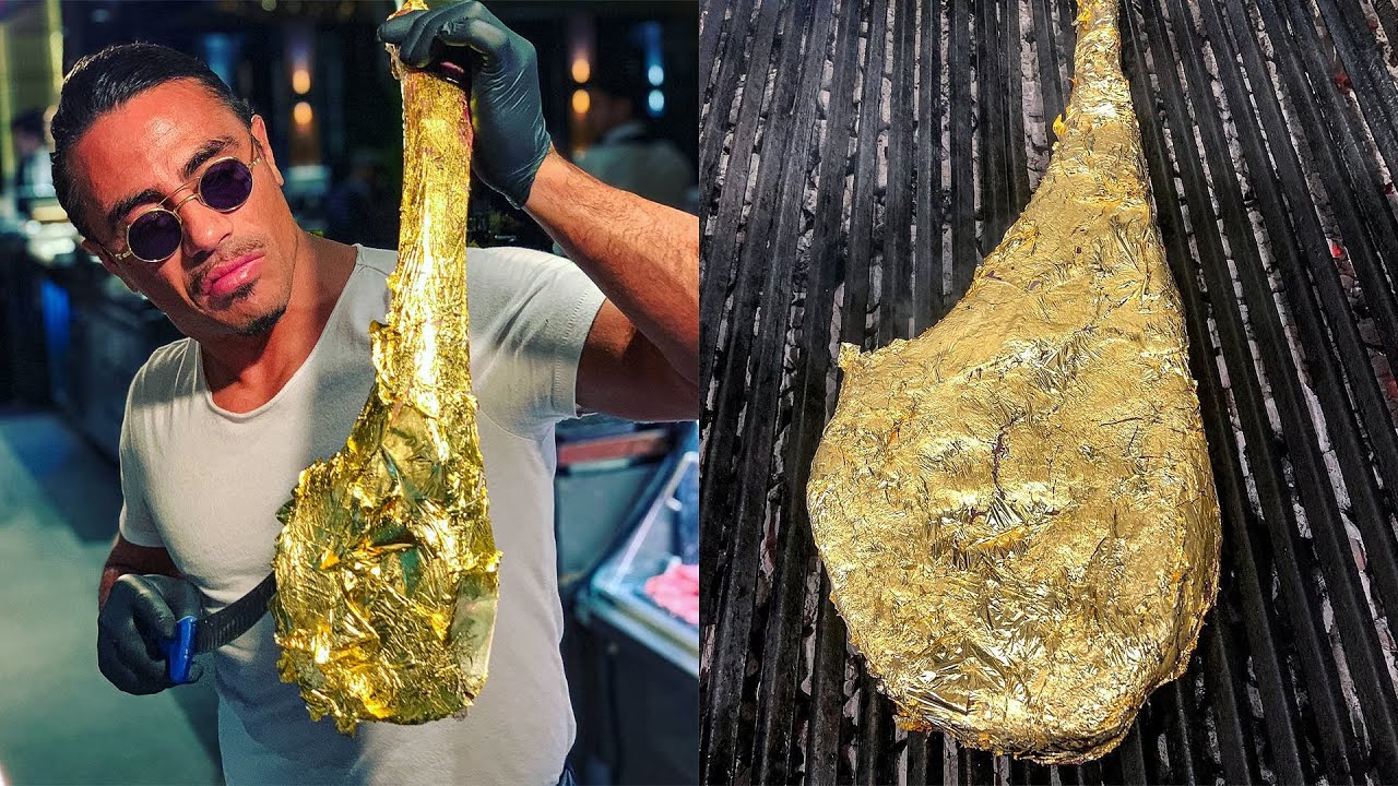 Nusret Stekhouse DUBAI 24 Carat GOLD Steak $$$ #2 - YouTube
