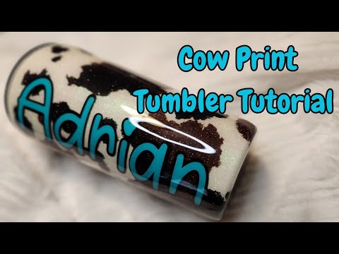 Easy beginner friendly cow print tutorial - YouTube