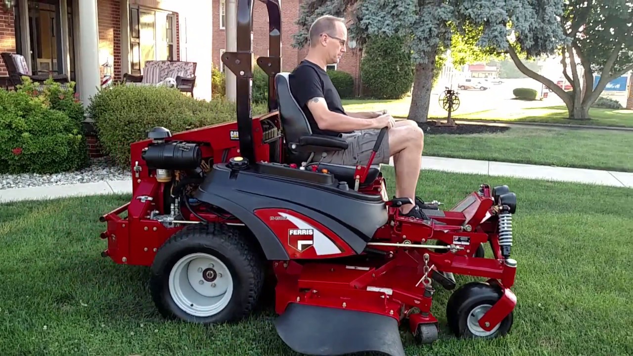 Sold Ferris IS4500Z ZERO TURN MOWER 717-658-6848 4SALE CAT DIESEL - YouTube