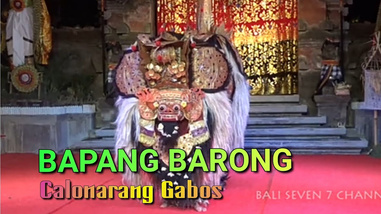 BAPANG BARONG //CALONARANG GABOS//PESTA KESENIAN BALI XLIV 2022 - YouTube