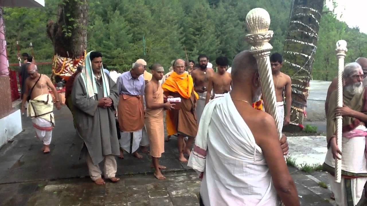 His Holiness at Jyeshta Devi Shrine - YouTube
