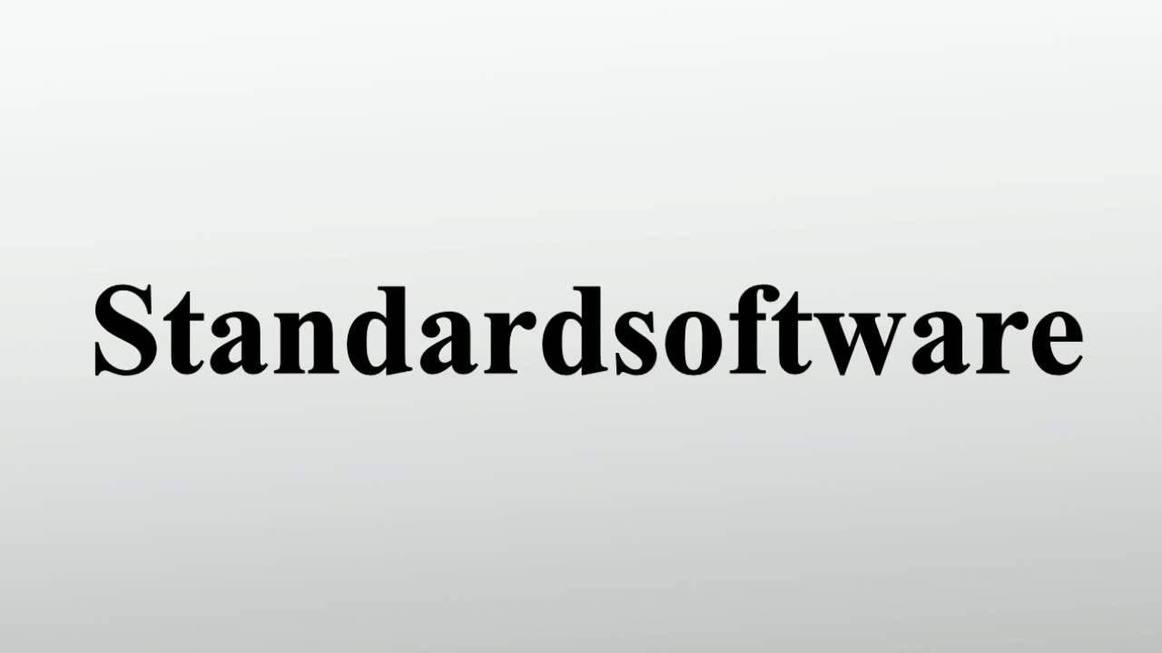 Standardsoftware - YouTube