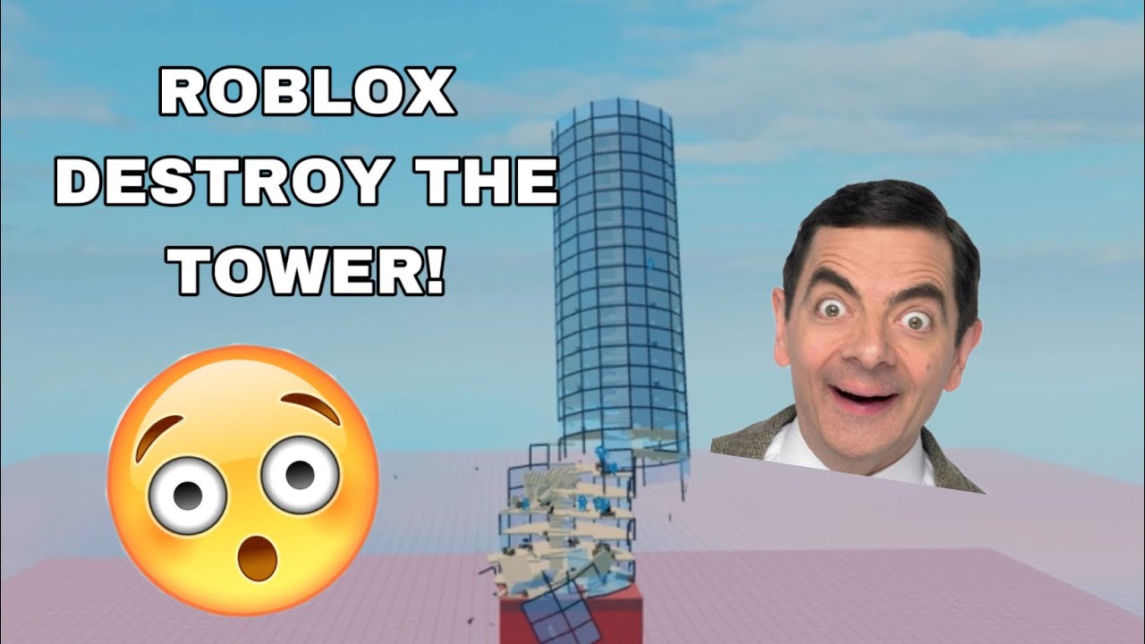 Playing destroy the tower on Roblox!!! - YouTube