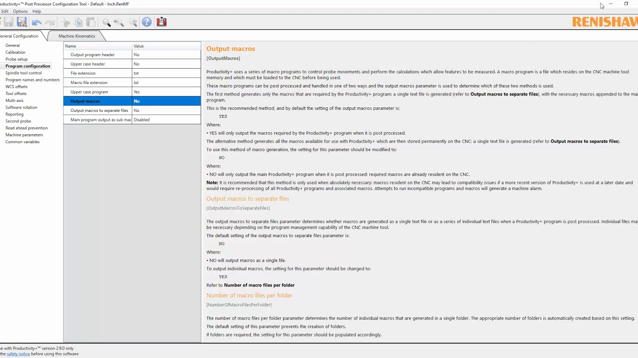 Format macro output with Renishaw Productivity Plus and Mastercam - YouTube