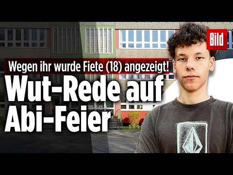 Schul-Direktor drohte mir, meine Zukunft zu ruinieren! | Fiete Korn | Rede Abi-Feier
