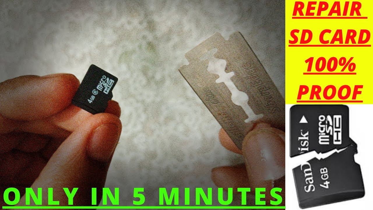 HOW TO REPAIR CORRUPTED AND DAMAGE SD CARD | EASY METHOD | NEW 2021 ...