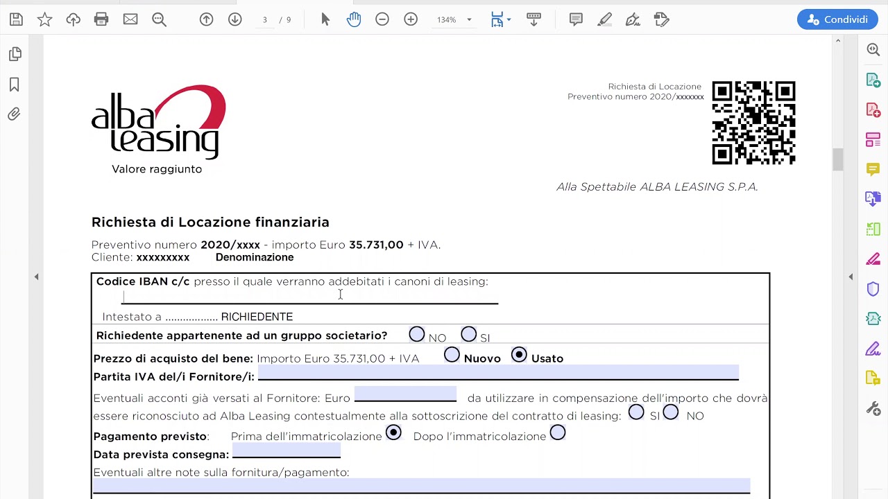 Tutorial compilazione modulistica Alba Leasing - YouTube