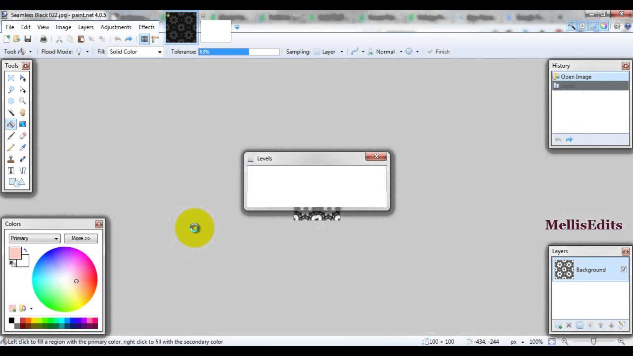 How To Tile Patterns In Paint NET [MellisEdits] - YouTube