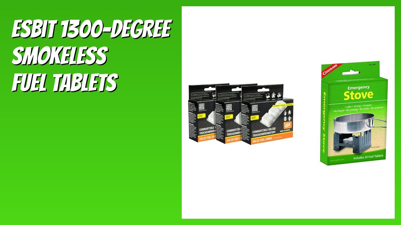 REVIEW (2026): Esbit 1300-Degree Smokeless Fuel Tablets. Features - YouTube