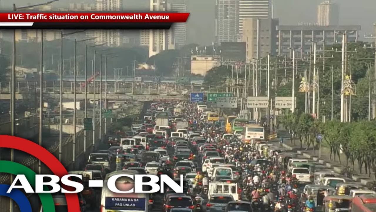 LIVE: Traffic situation on Commonwealth Avenue | ABS-CBN News - YouTube