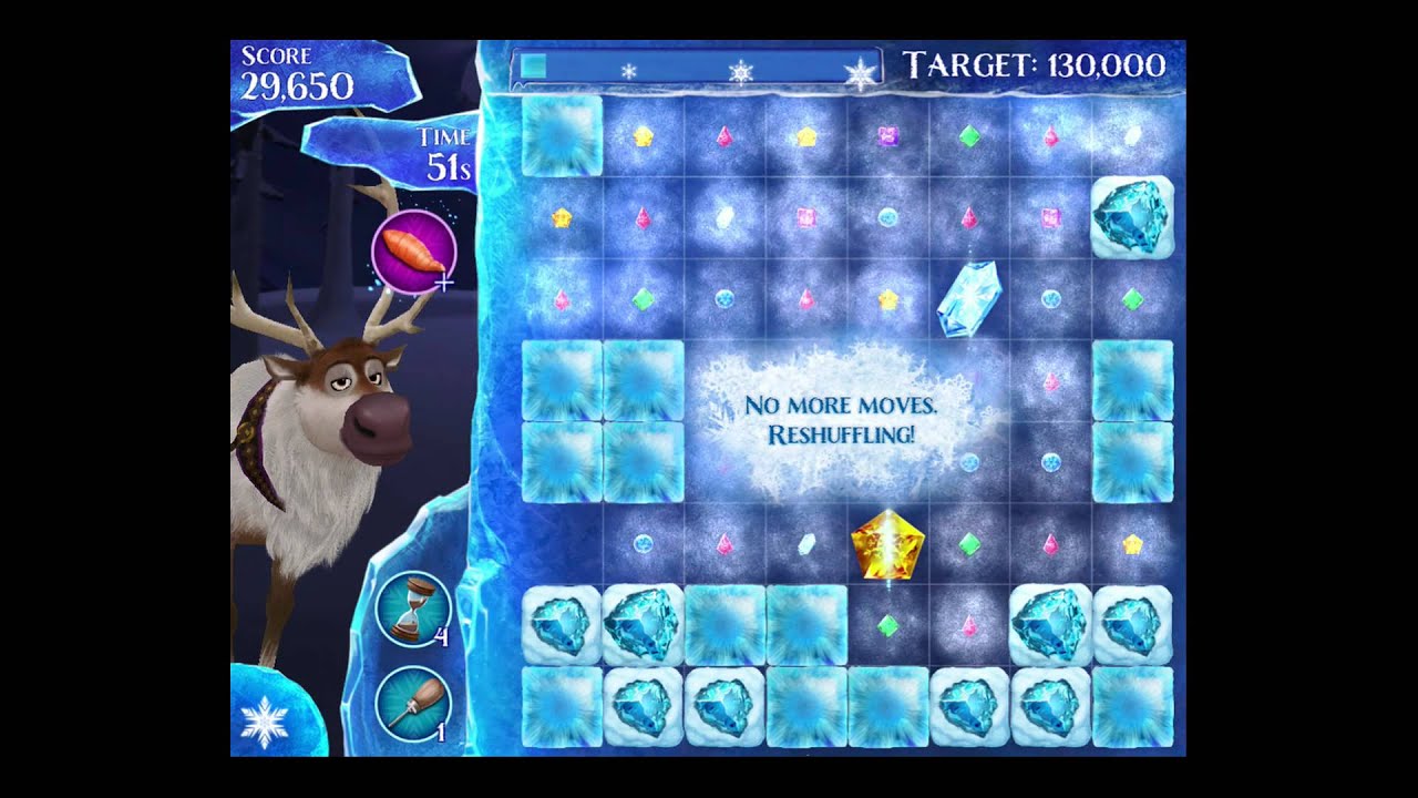 Disney Frozen Free Fall - Level 101 [Gameplay Walkthrough] - YouTube