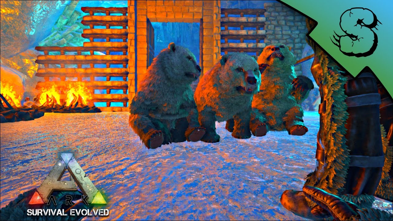 100% IMPRINTED DIREBEAR! | CAVE BEAR! | Ark: Survival Evolved [S2E37 ...