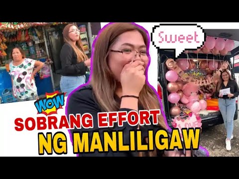 SOBRANG EFFORT NG MANLILIGAW - YouTube