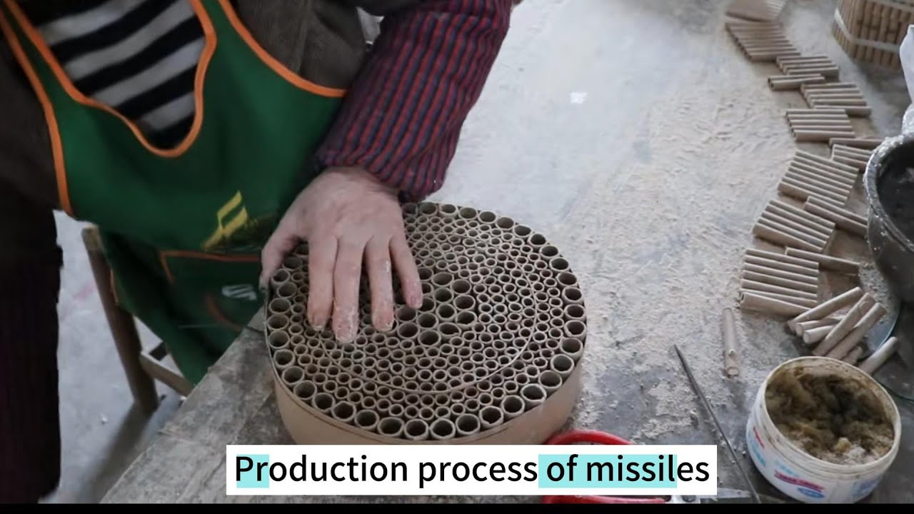 Liuyang factory production process of missiles - YouTube