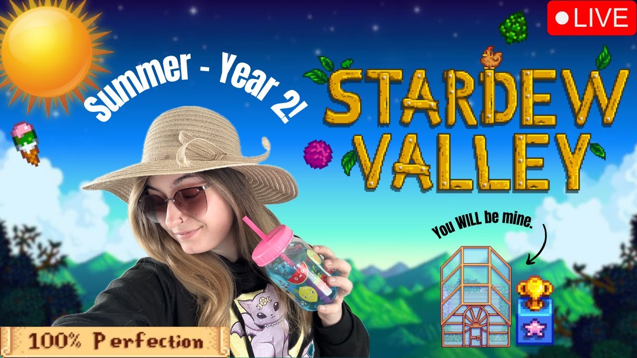 🔴 {LIVE} - Stardew Valley - Year 2 | Gold Star Crop + Bundle = Stardew ...