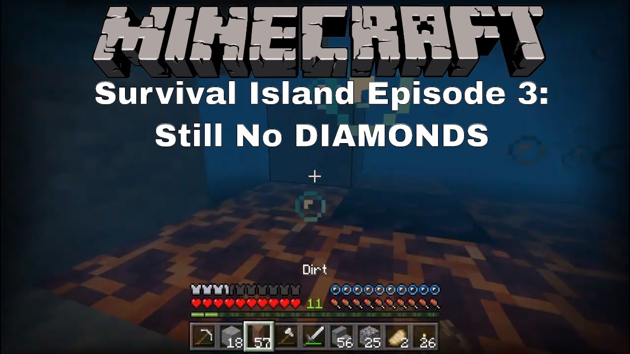 -Still No DIAMONDS! - Minecraft Timelapse - Survival Island - Episode 3 ...