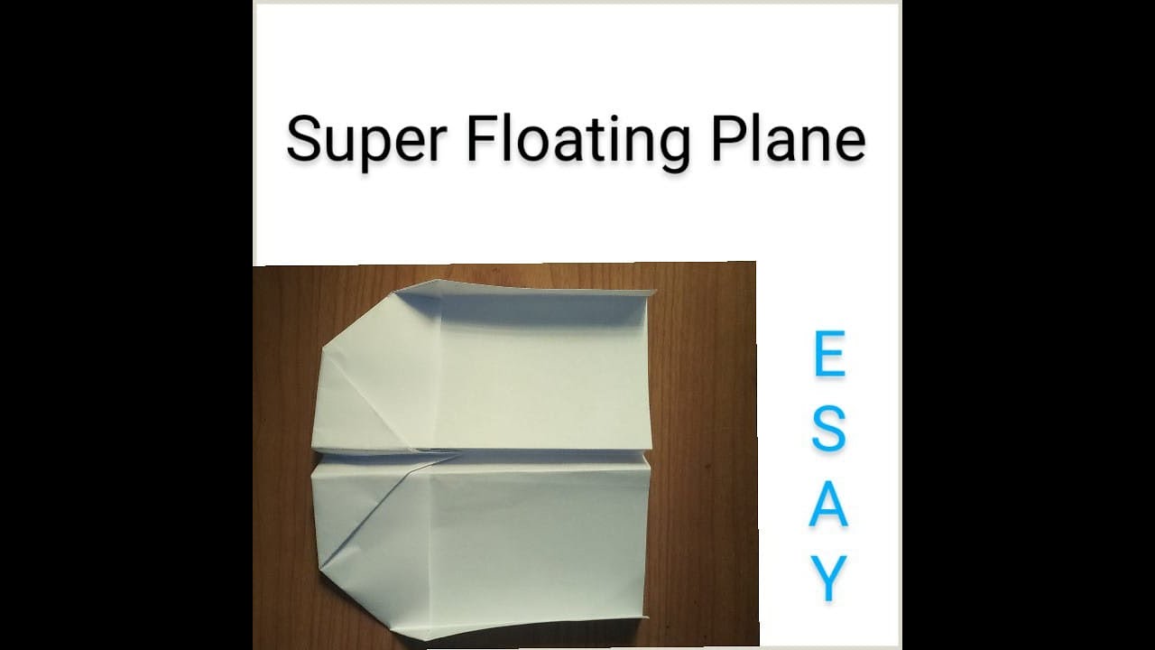 How to make a Super Floating Pepper plane - YouTube