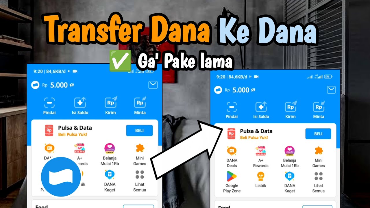 Cara transfer dana ke dana || Transfer ke sesama DANA Terbaru 2025 ...
