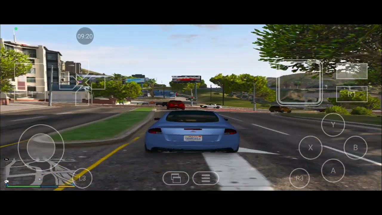 GTA 5 Android Ultra Gameplay Winlator Windows Emulator - YouTube