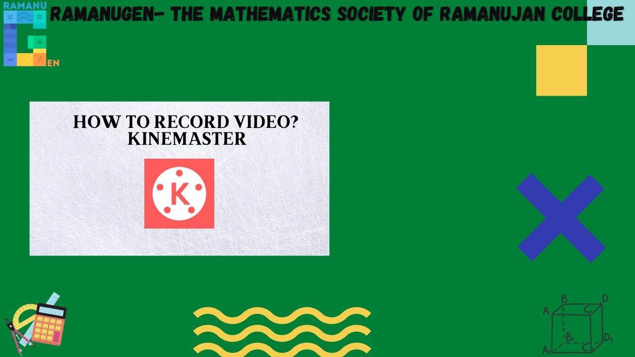 How to record video ? | KineMaster | YouTube Event - YouTube