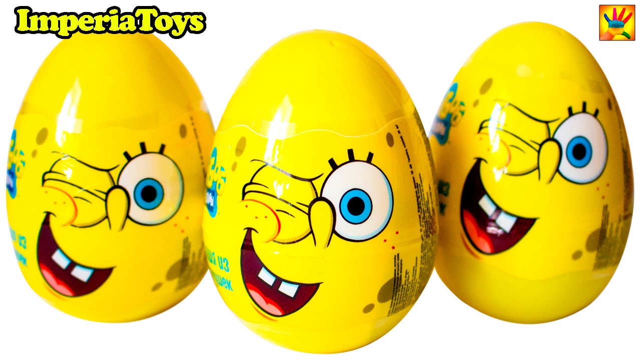 SpongeBob SquarePants Surprise Eggs - SPONGEBOB SURPRISE EGGS ...