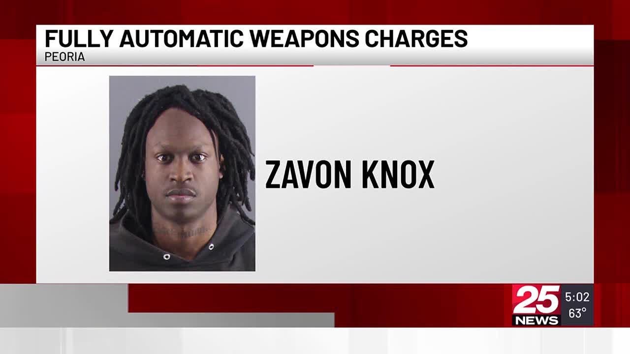 Peoria man facing fully-automatic weapons charge to stay in jail until ...