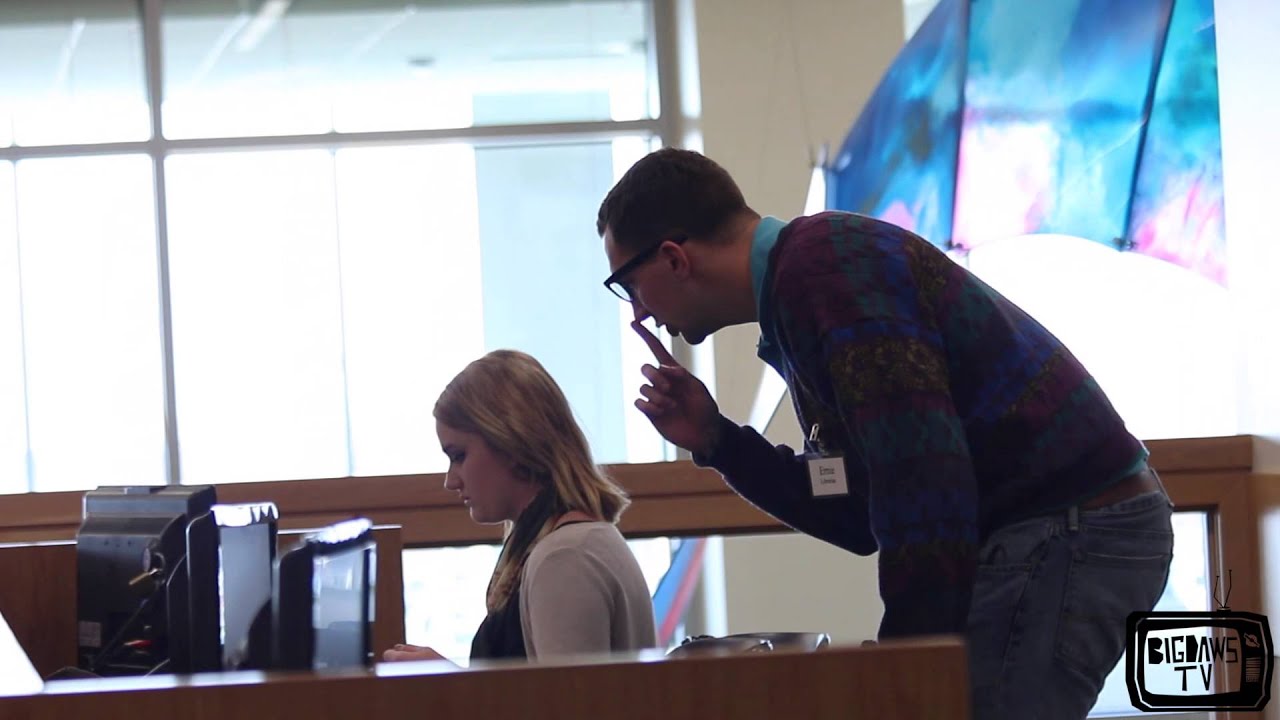 RIDICULOUS LIBRARIAN PRANK!! - YouTube