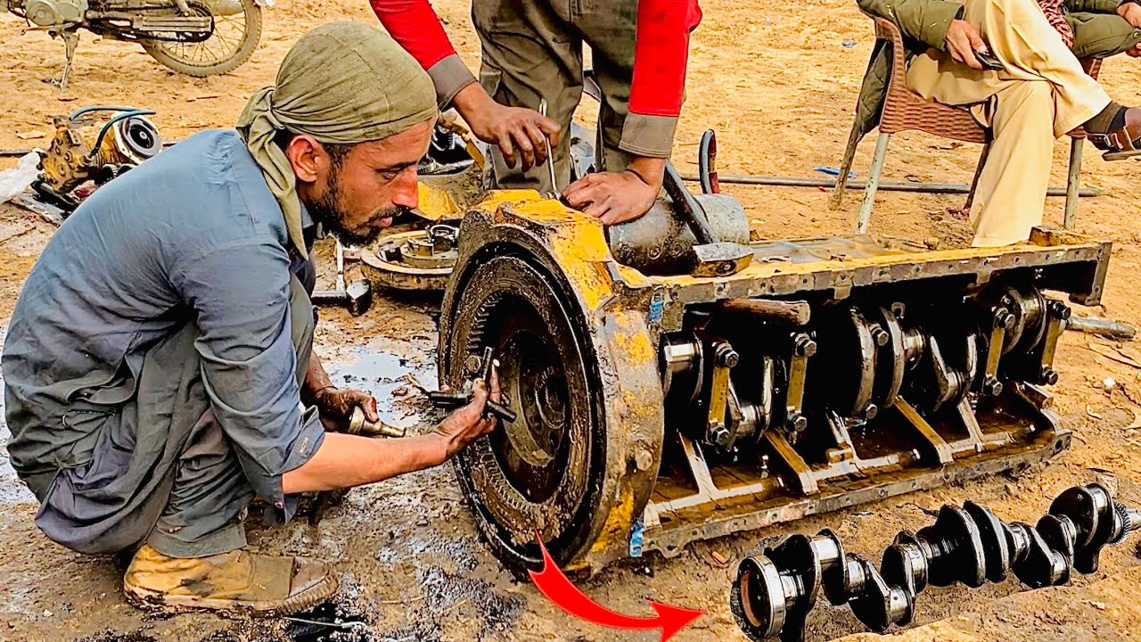 Rebuilding CAT Bulldozer Engine Completely || Repir and Restore CAT ...