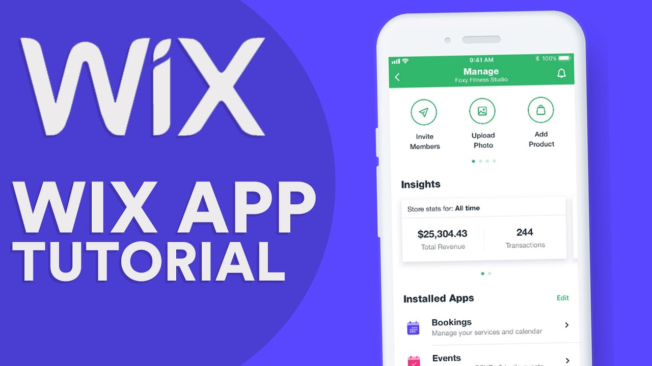 How To Use the Wix App 2025 | Easy Tutorial (2025) - YouTube