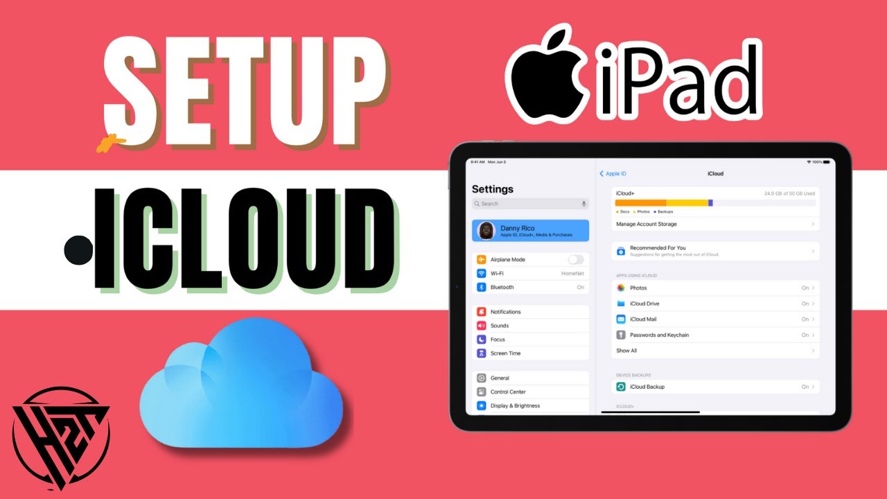 How To Set Up and Use iCloud On Your iPad - YouTube