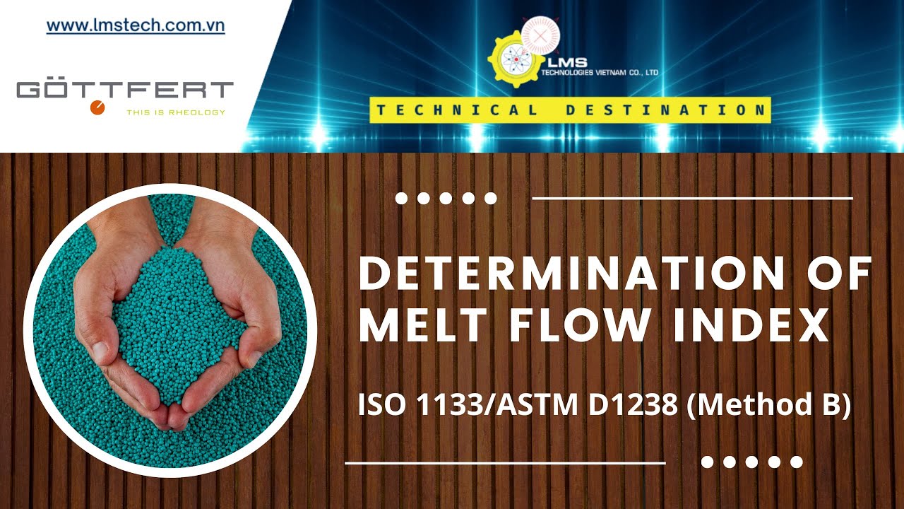 [Melt index][Melt flow index] Determination MI according to ISO 1133 ...
