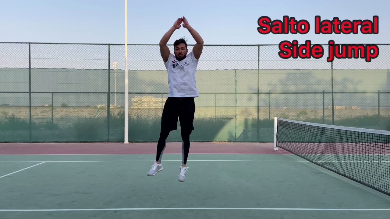 Salto lateral/Side jump - YouTube