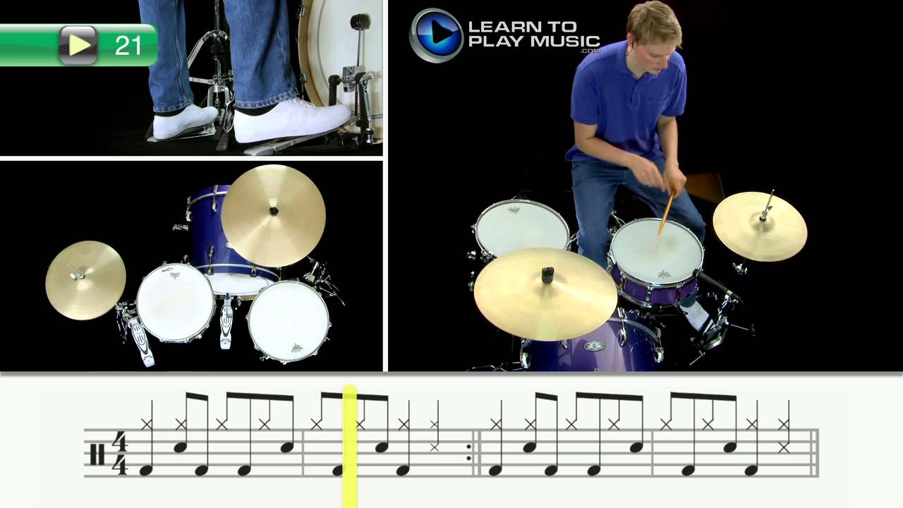 Ex021 Hip Hop and R&B Drum Lessons ~ Progressive - YouTube