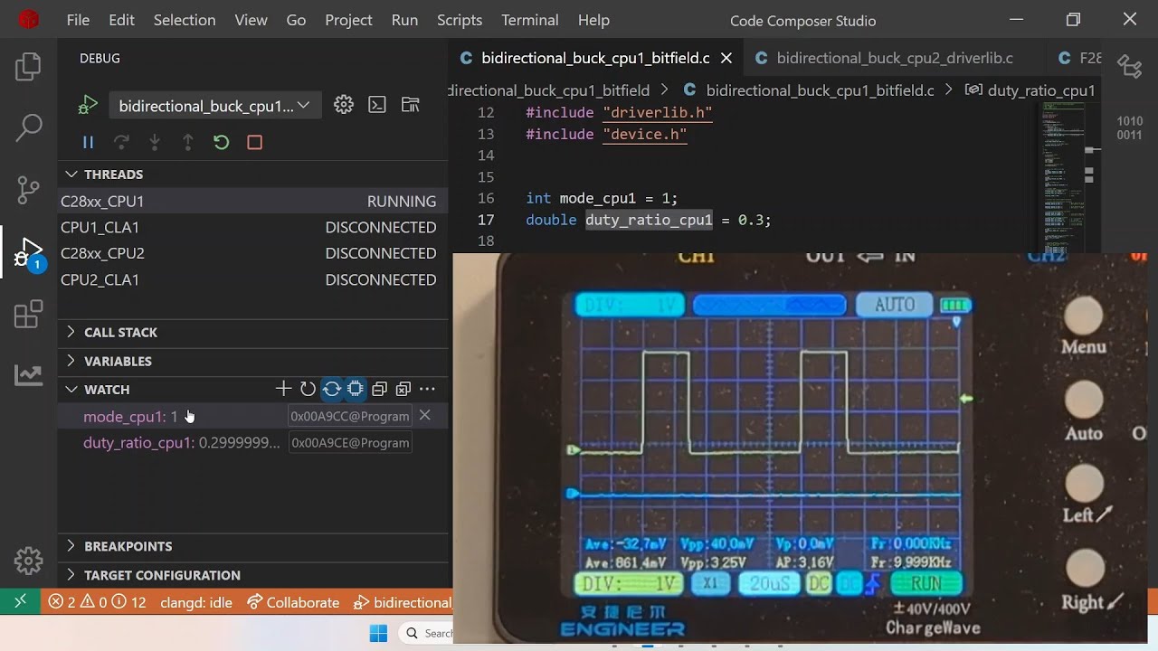 Lec7: Executing the bidirectional buck converter PWM project - YouTube