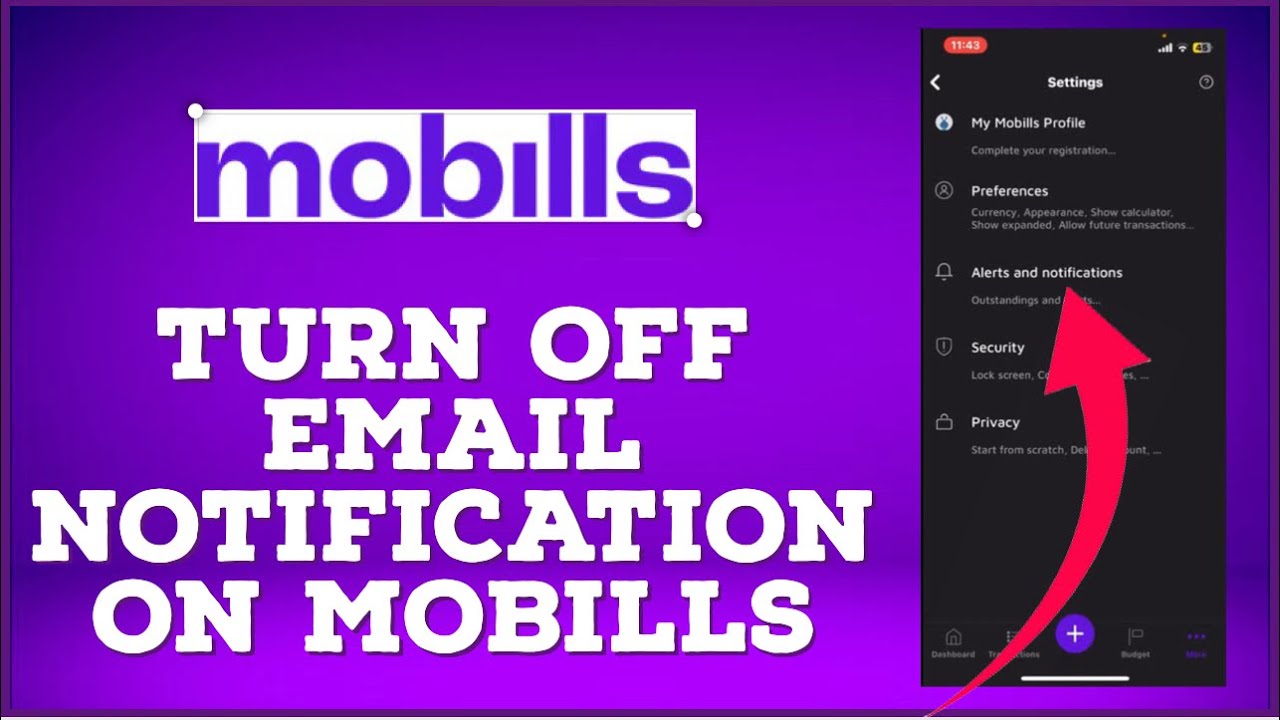 How To Turn Off Email Notifications On Mobills App 2024? - YouTube