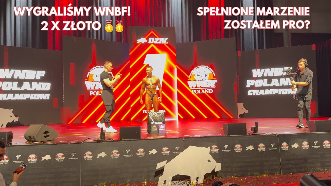 2x ZŁOTO NA WNBF! Zdobyliśmy kartę PRO? | Mój Start | Bodybuilding ...
