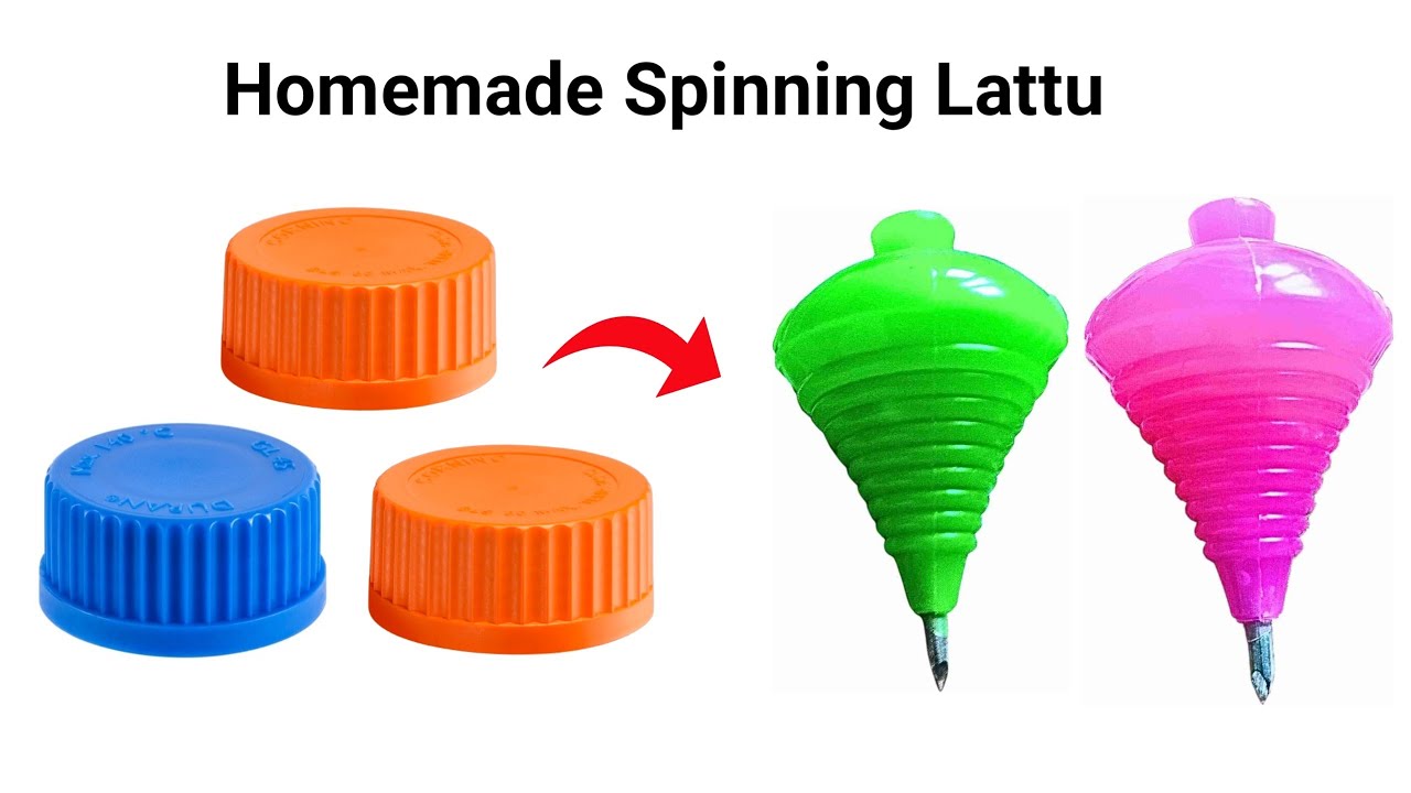 How to Make Homemade Spinning Lattu at Home | Latim Kaise Banate Hain ...