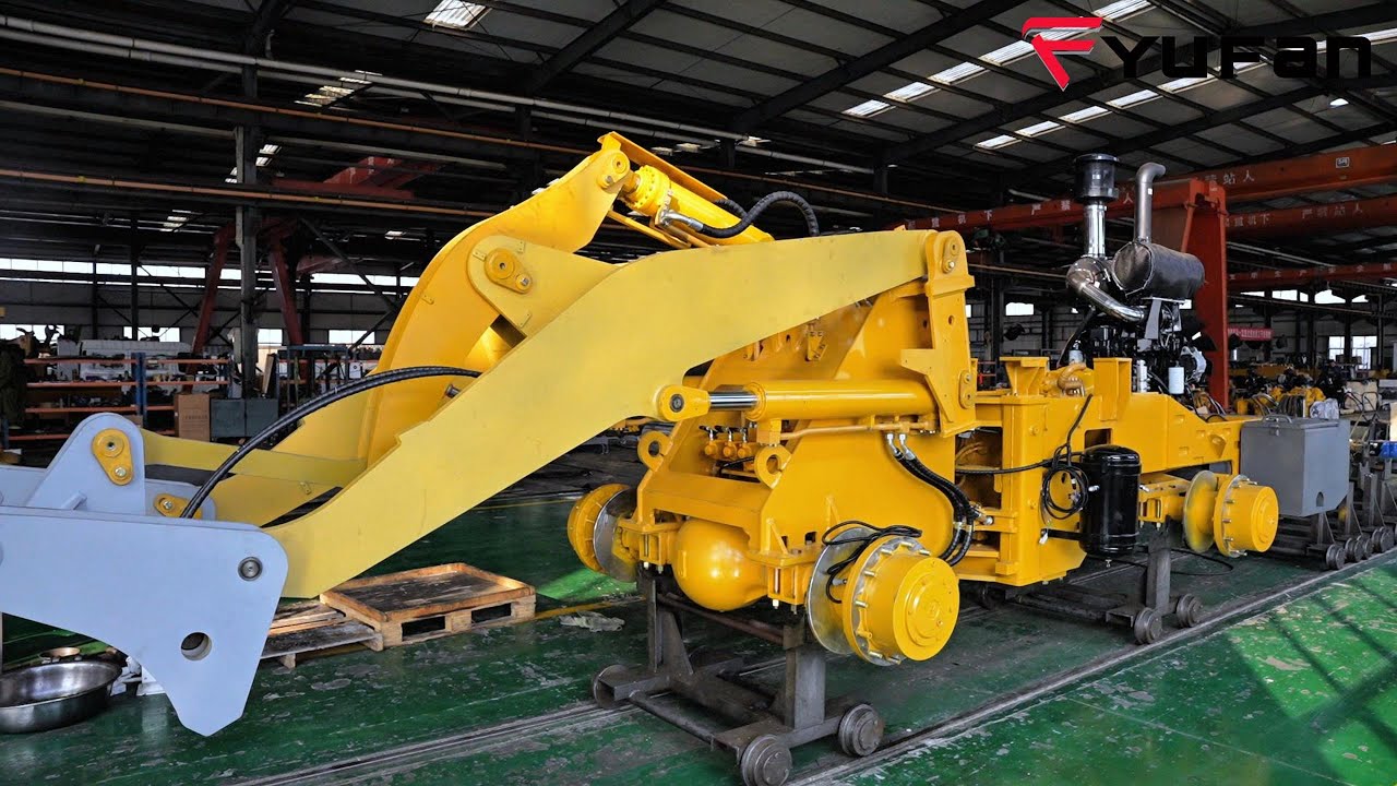 Inside YUFAN | Quality Chinese Wheel Loader Assembly Line - YouTube