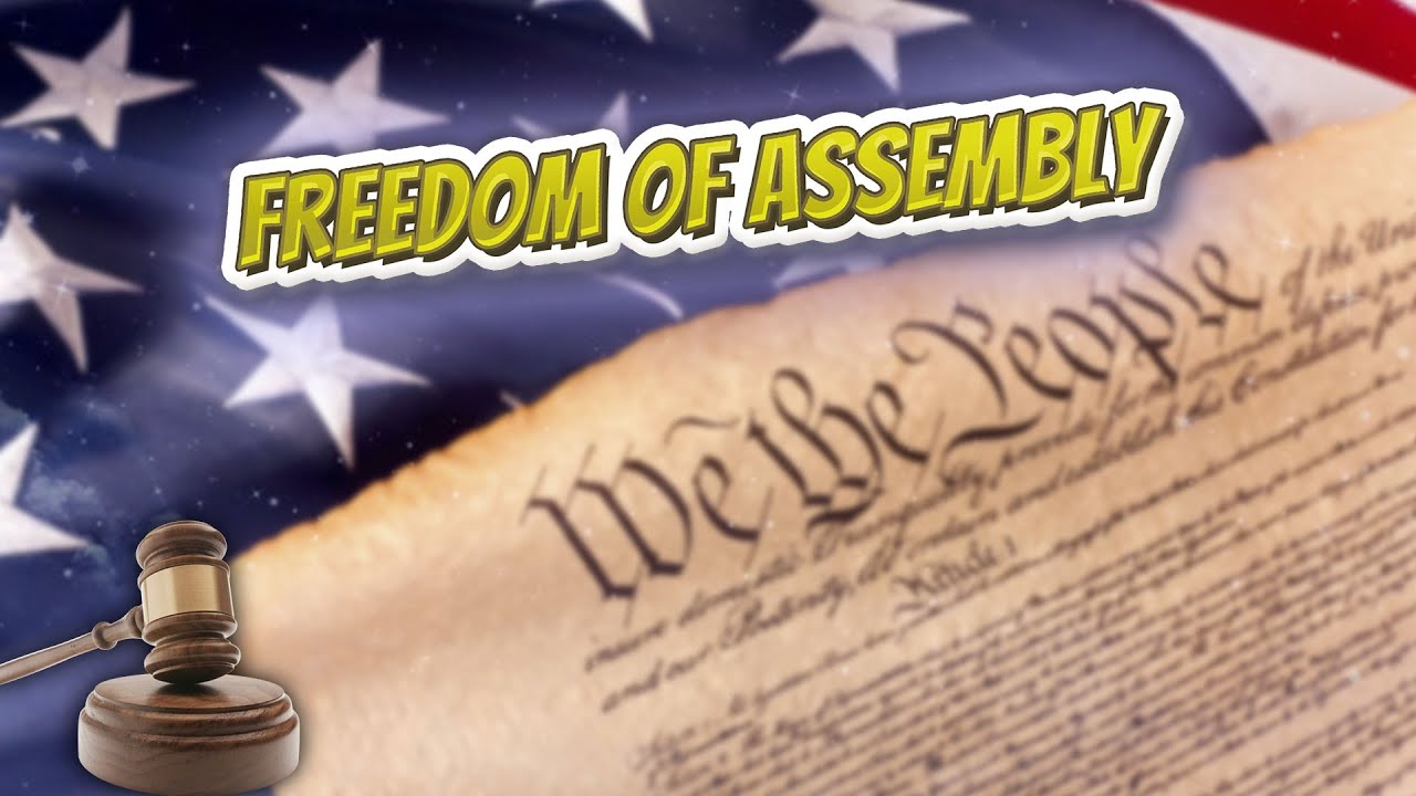 Freedom of assembly (USA Constitution)⚖️📜🍔⚾🙈👺🤡😬 - YouTube