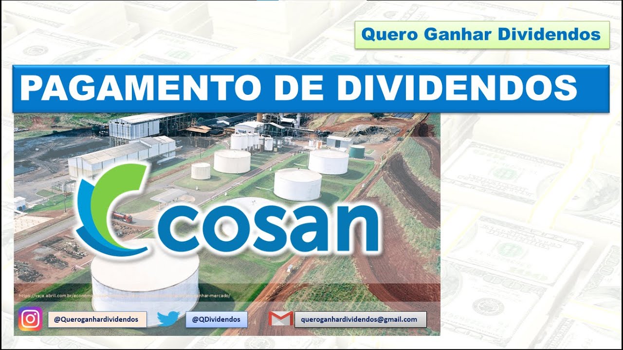 Cosan pagará 700 milhões em Dividendos#CSAN3 #Cosan #Raizen @Compass # ...